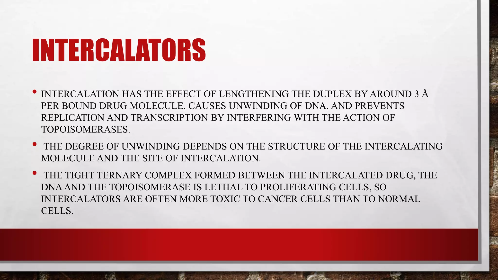 Drug nucleic acid interaction | PPTX