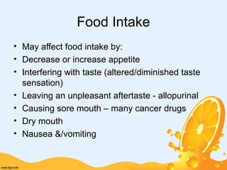 Drug Nutrient Interaction | PPT