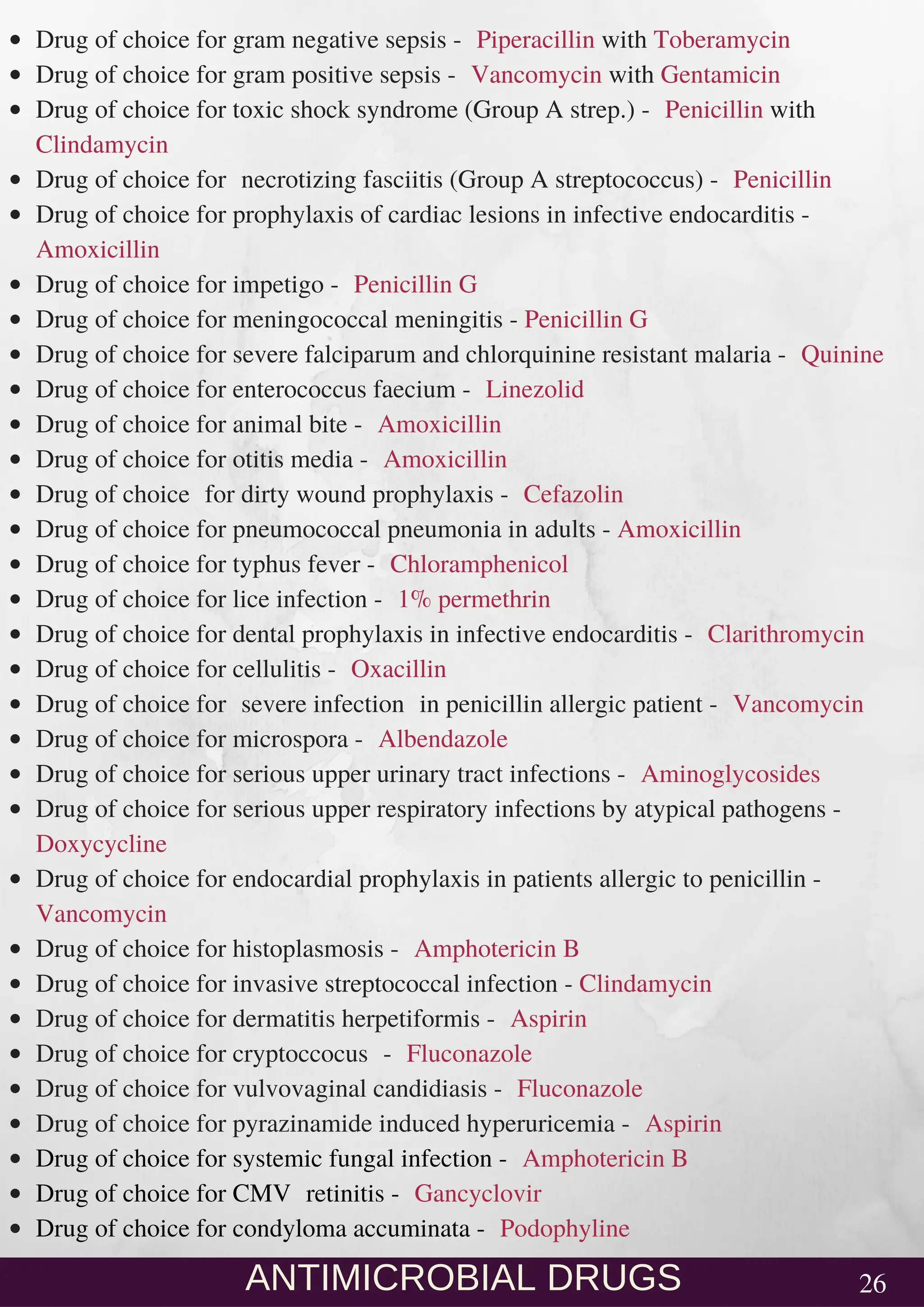 pharmacology of Drug of Choice for pharmacist .pdf