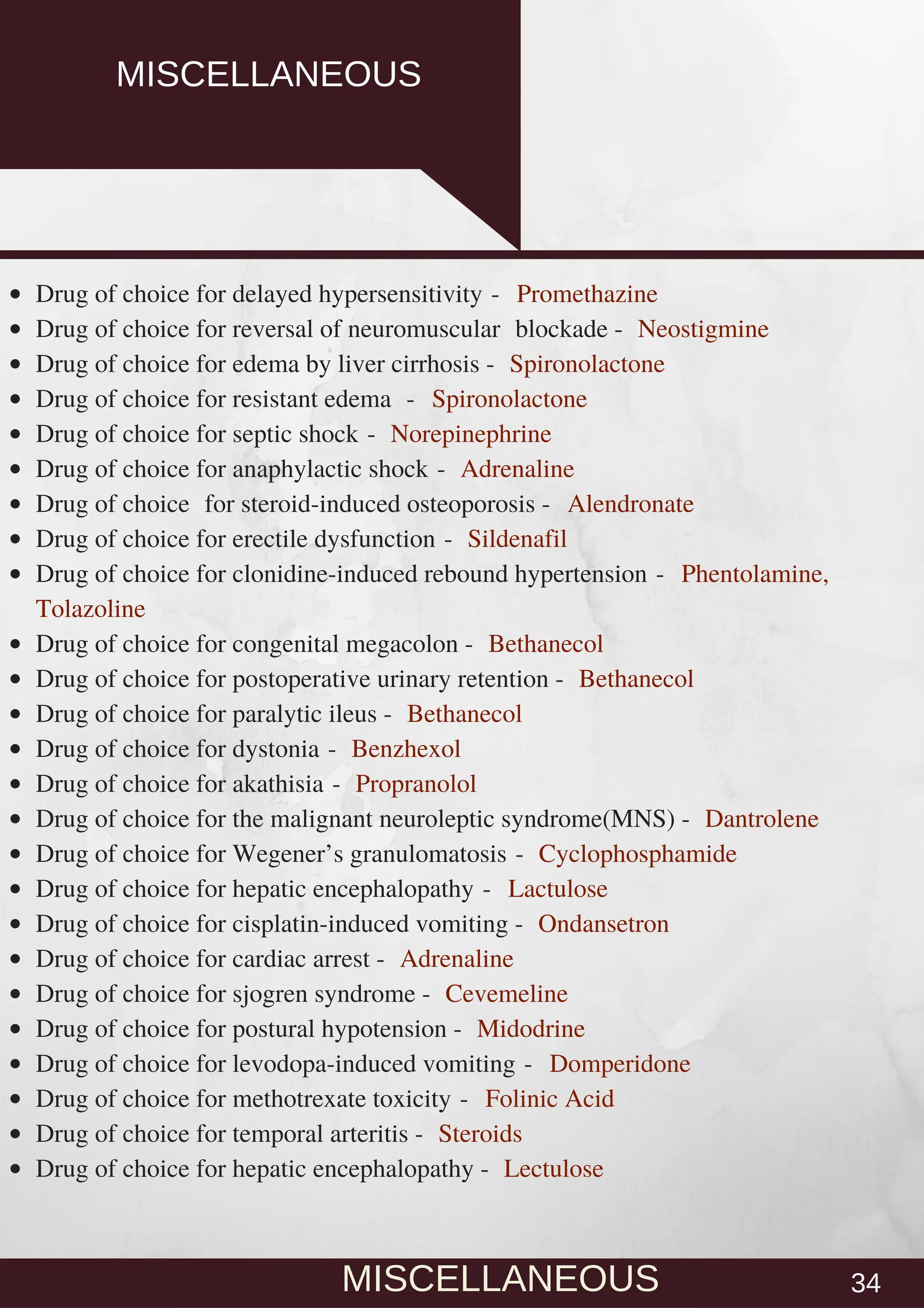 pharmacology of Drug of Choice for pharmacist .pdf