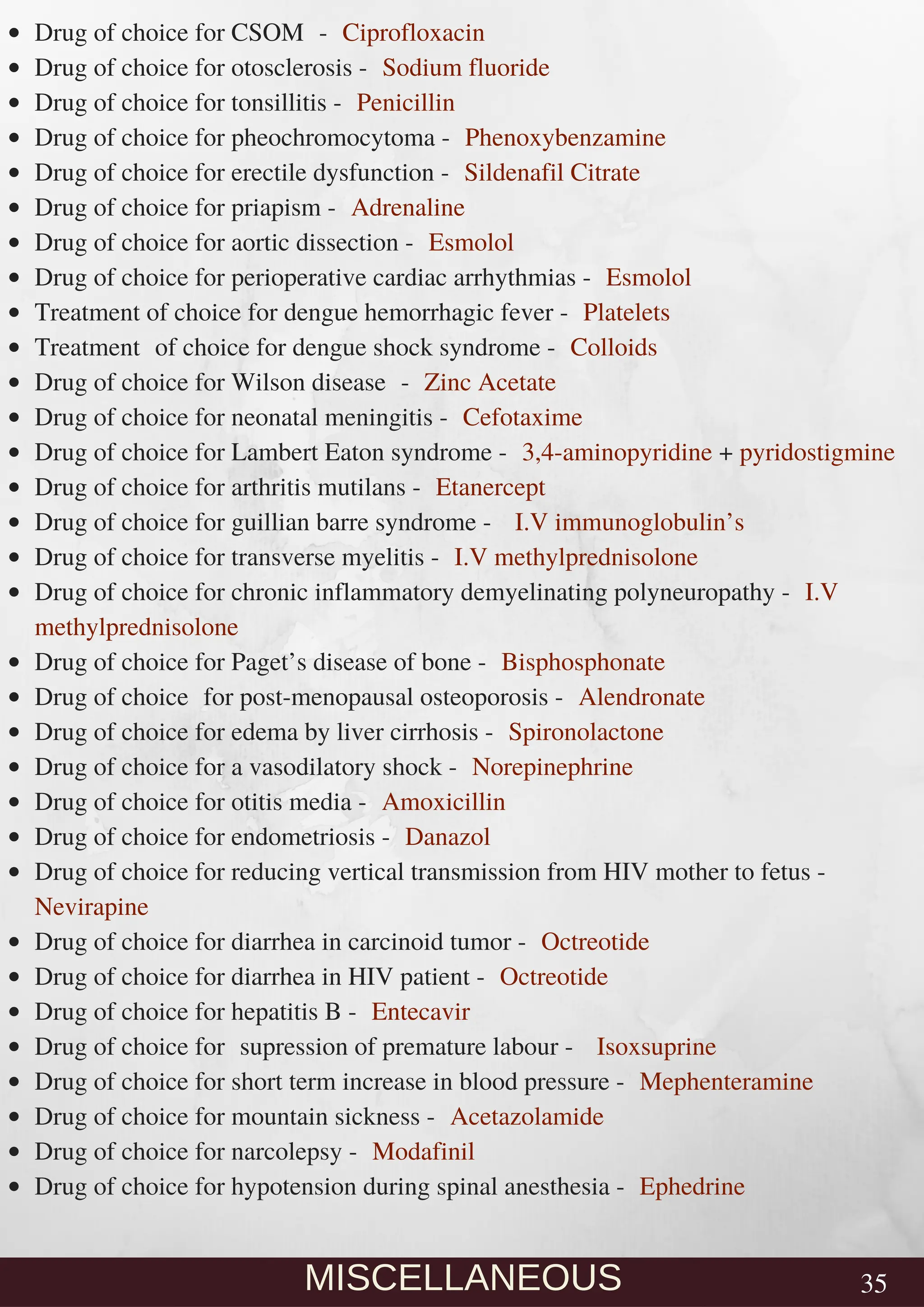 pharmacology of Drug of Choice for pharmacist .pdf