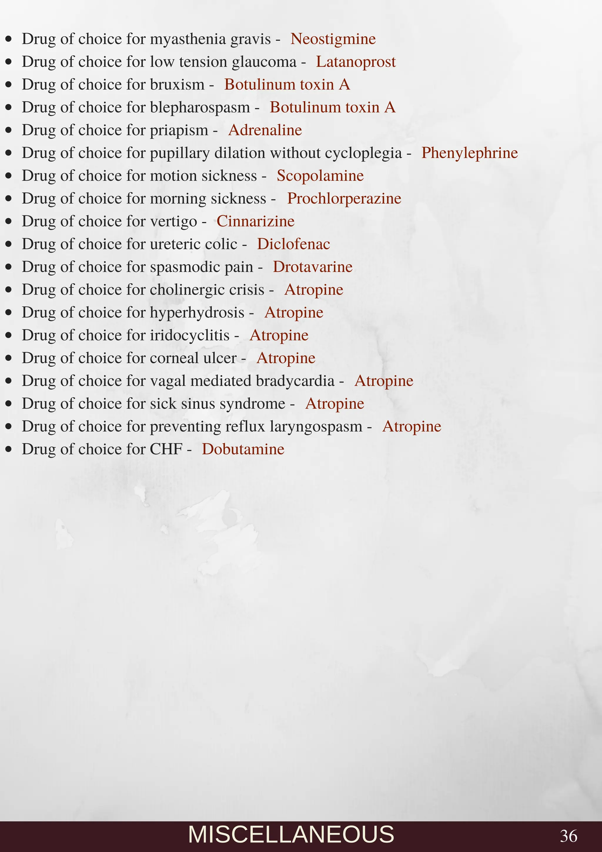 pharmacology of Drug of Choice for pharmacist .pdf