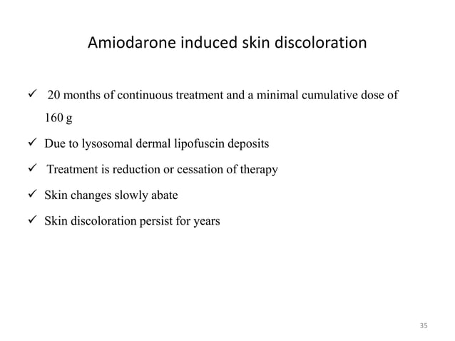 Amiodarone, Drug of the month | PPTX | Thyroid Disorders | Endocrine ...