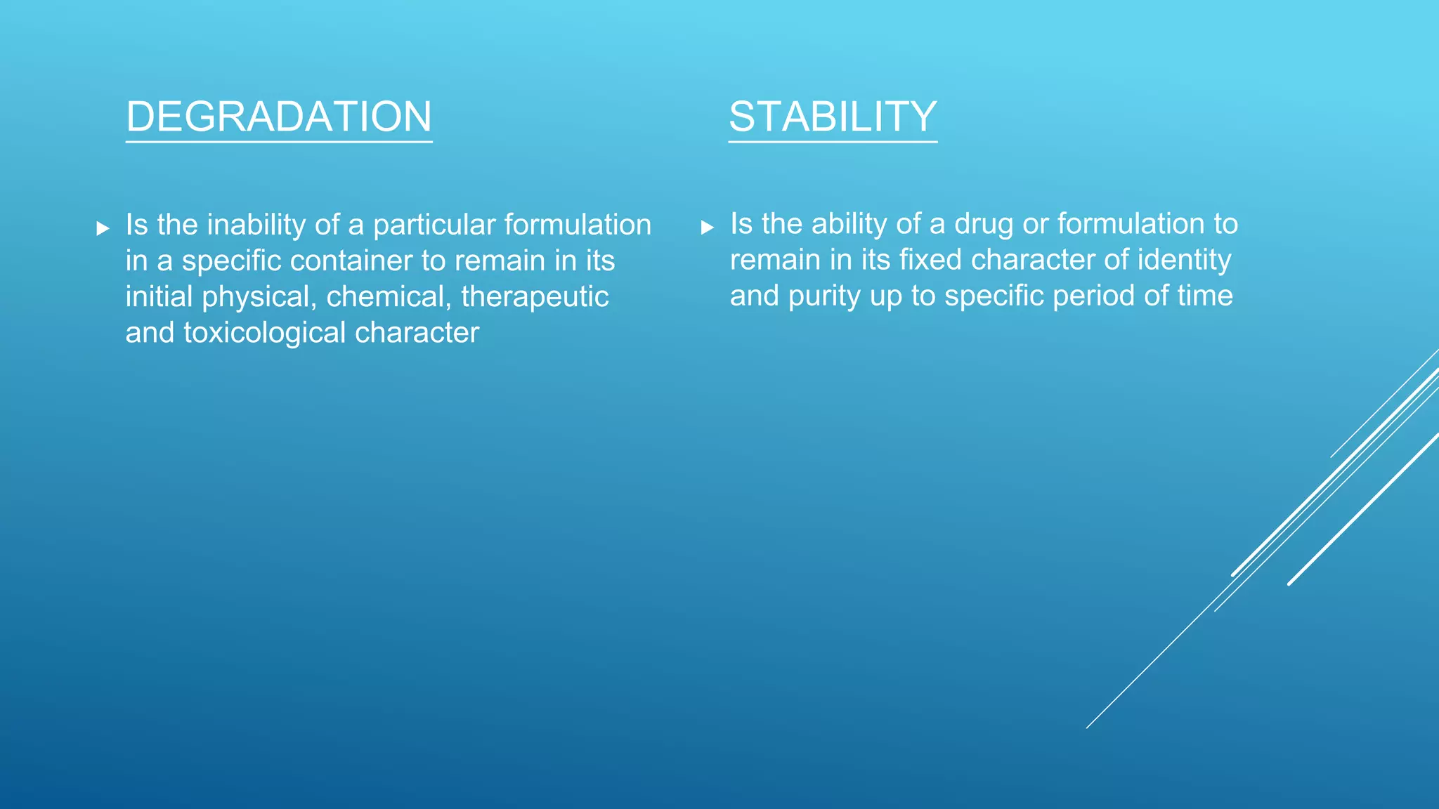 oxidation degradation of drug | PDF