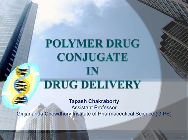 Drug polymer conjugate in drug delivery | PPTX