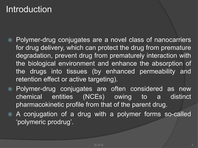 Drug polymer conjugate in drug delivery | PPTX