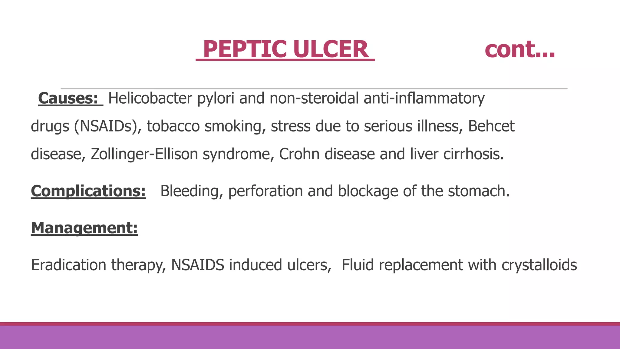 Peptic Ulcer Drugs Pptx