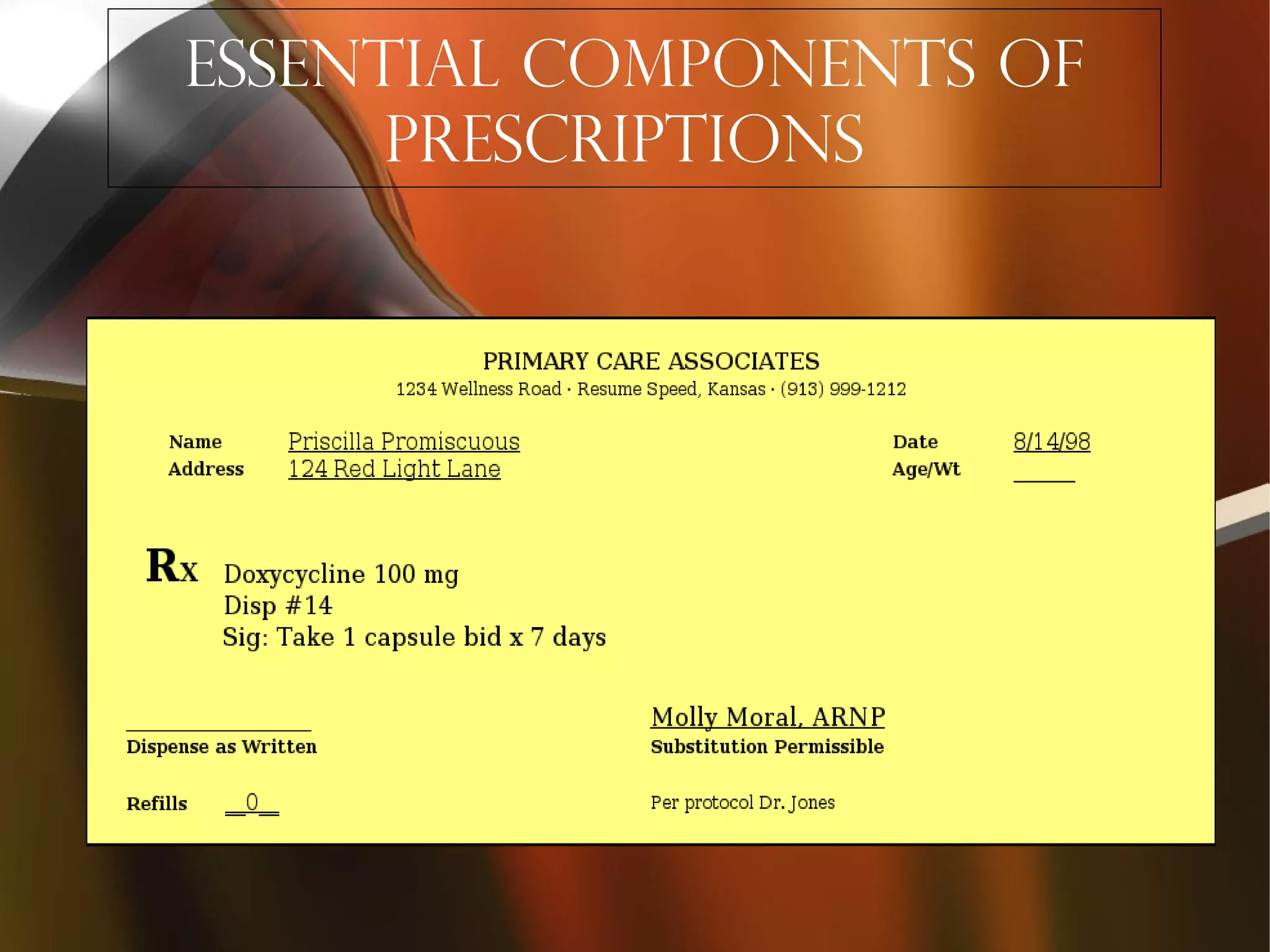 Drug prescription | PPT