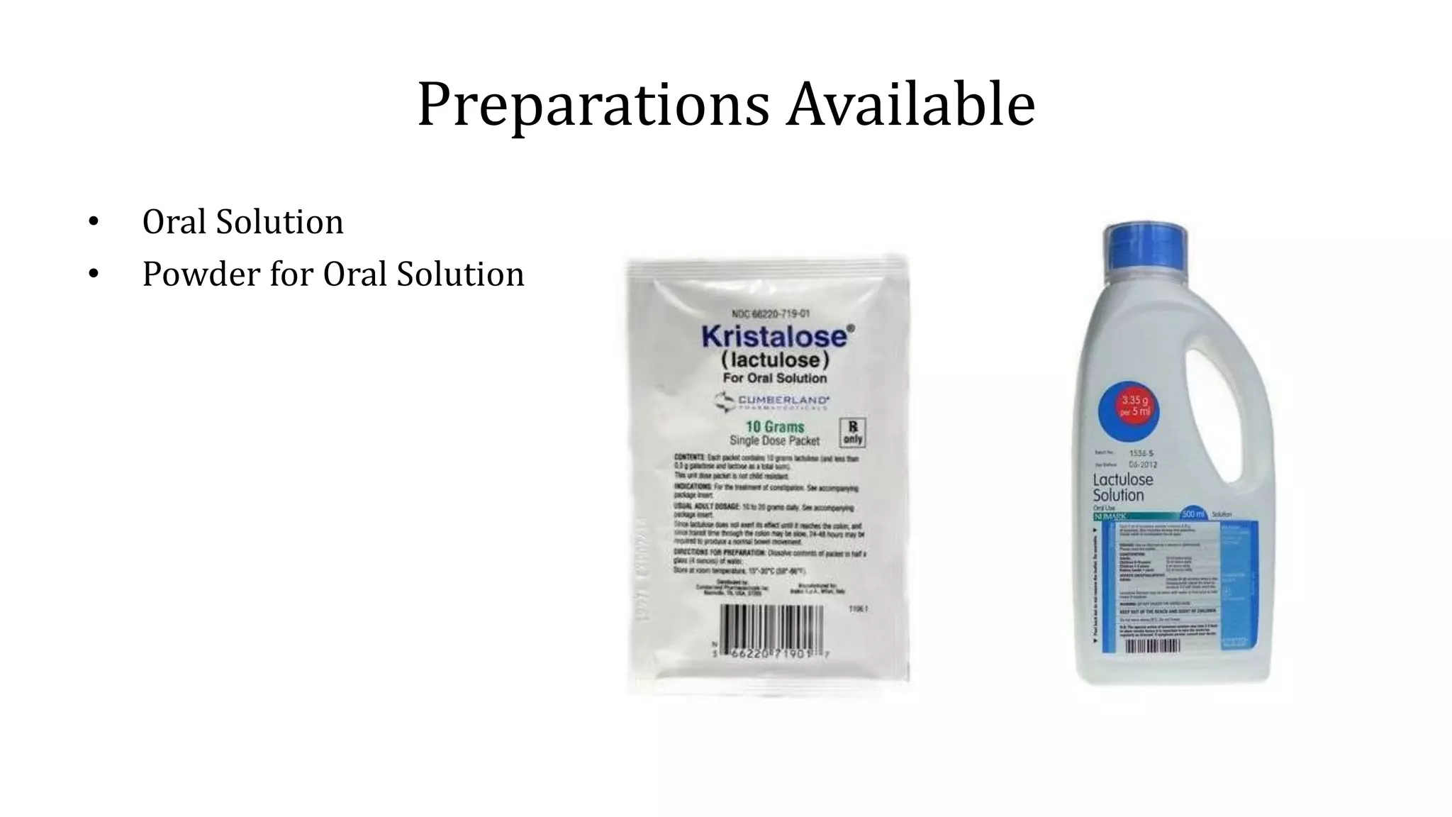 Drug presentation (Lactulose) [Constipation] | PPTX