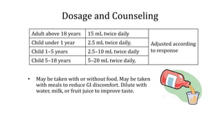 Drug presentation (Lactulose) [Constipation] | PPTX