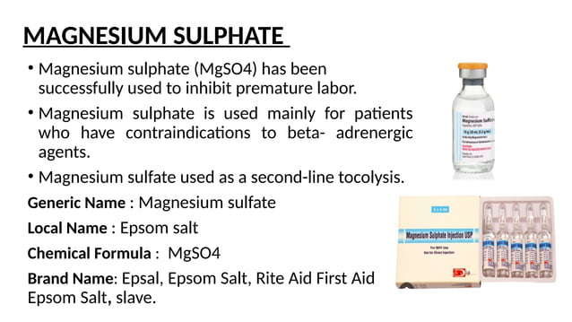 Drugs that prevent preterm labor and immature birth by suppressing ...