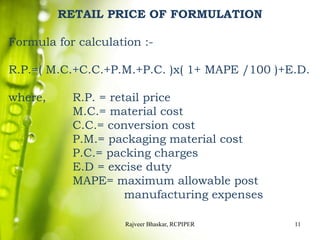 Drug price control order 1995 | PPTX