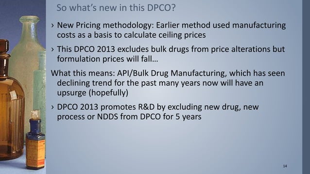 Drug Price Control Order 2013 | PPTX