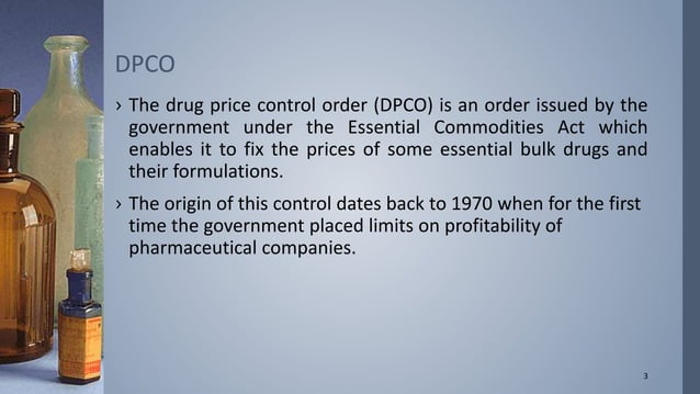 Drug Price Control Order 2013 | PPTX