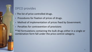Drug Price Control Order 2013 | PPTX