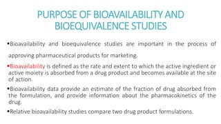 Drug product performance in vivo biopharmaceutics | PPTX