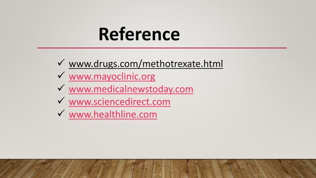 Drug profile of methotrexate :Introduction, History, ROA, Dose, MOA ...