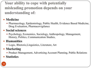 Drug promotional activities and critical appraisal of drug advertising ...