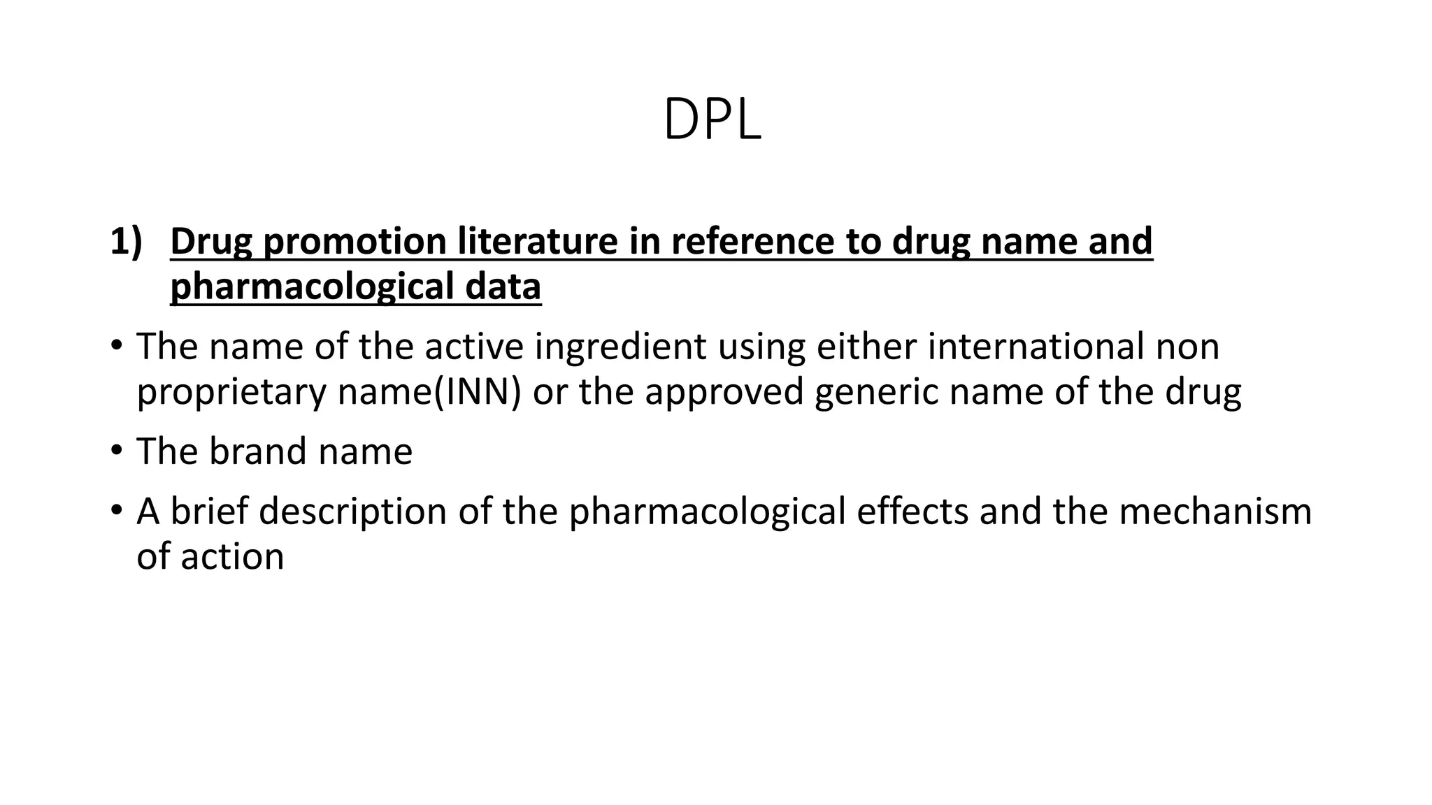 Drug Promotion Literature .pptx