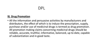 Drug Promotion Literature .pptx | Pharmaceutical Industry | Industries