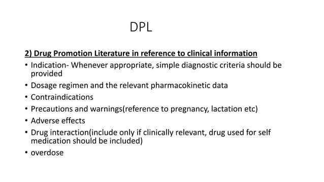 Drug Promotion Literature .pptx