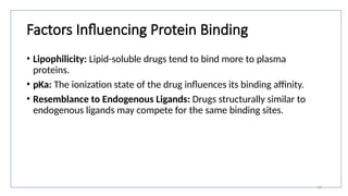 DRUG PROTEIN BINDING. A Key Factor in Pharmacokineticspptx | PPT