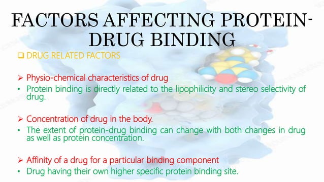 Drug protein interactions | PPTX
