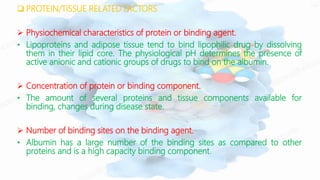 Drug protein interactions | PPTX