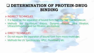 Drug protein interactions | PPTX