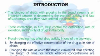 Drug protein interactions | PPTX