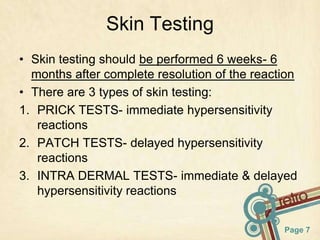 managament of drug reactions | PPTX