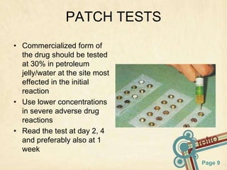 managament of drug reactions | PPTX