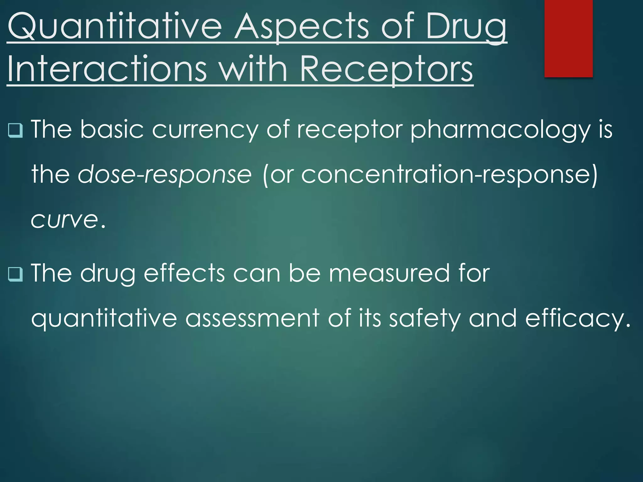 Drug receptor interaction | PPTX