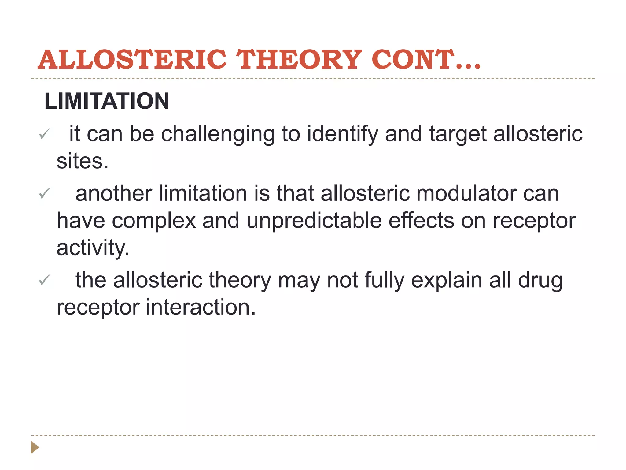 Drug receptor interaction theory and spare receptors.pptx