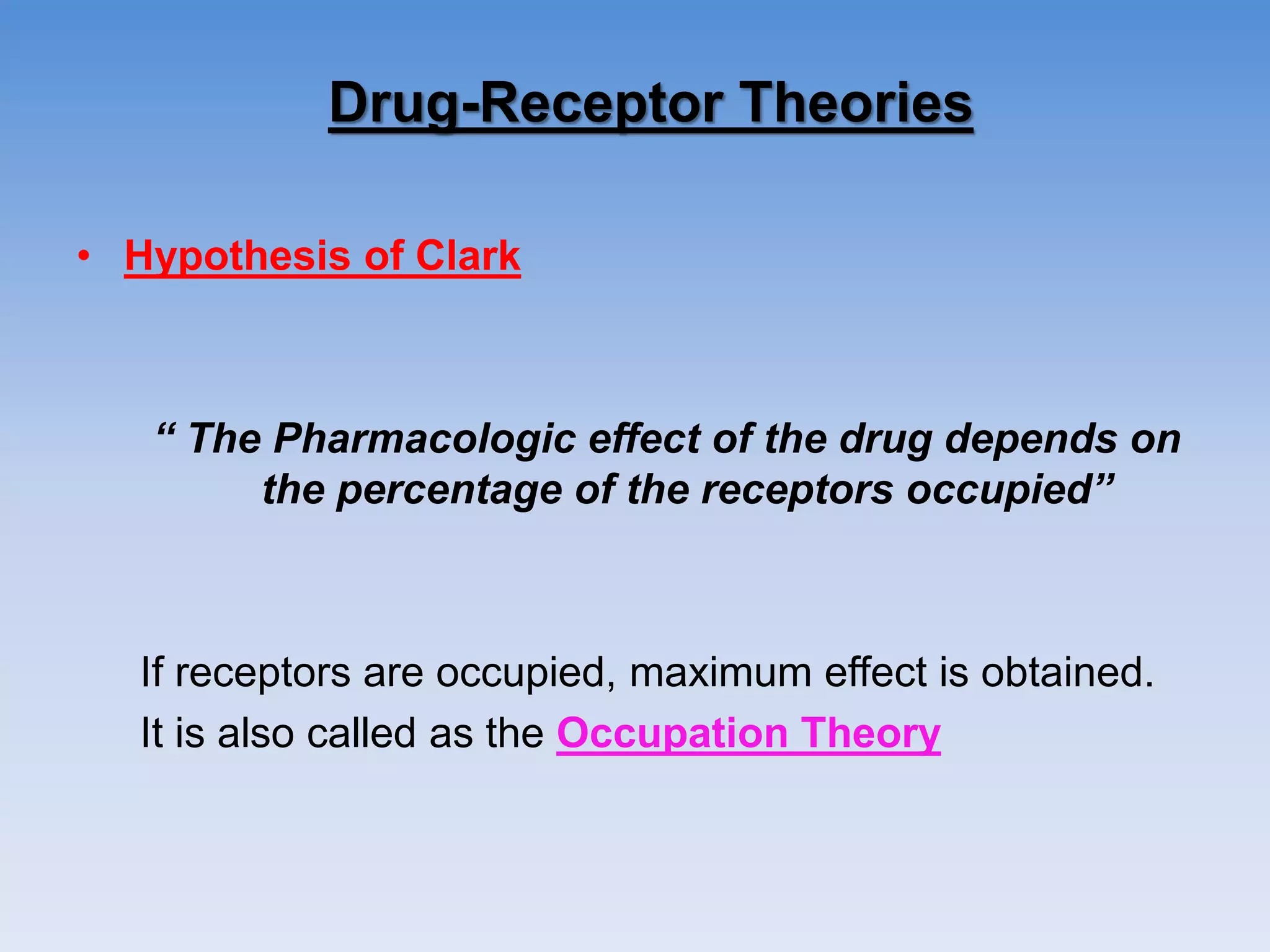 Drug Receptor Interactions | PPTX