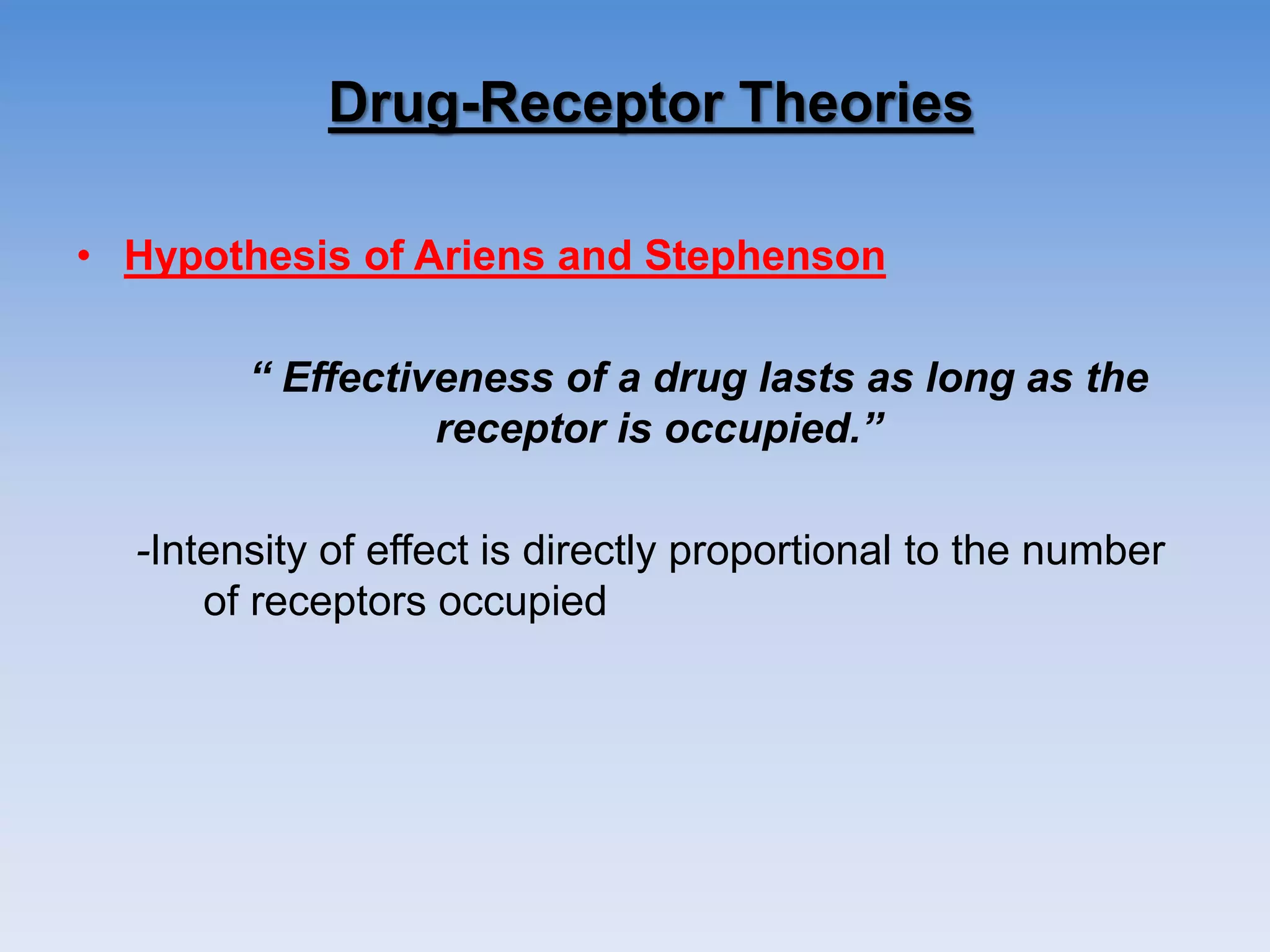 Drug Receptor Interactions | PPTX