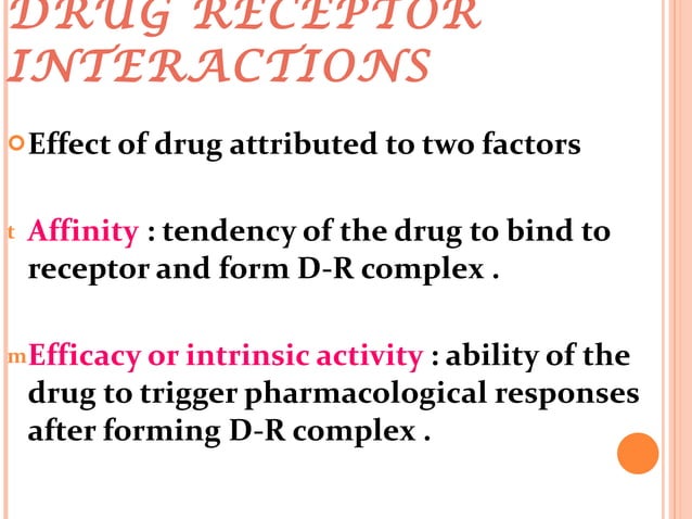 Drug receptors in pharmacology | PPT | Endocrine and Metabolic Diseases ...