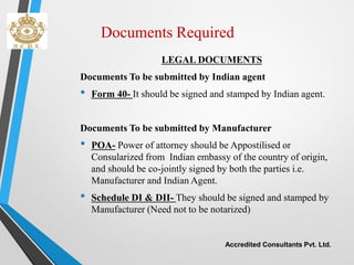 Drug registration and import licence in india | PDF