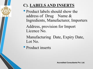 Drug registration and import licence in india | PDF