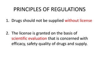 Drug regulation | PPTX