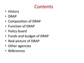 Drug Regulatory Authority of Pakistan (DRAP).pptx