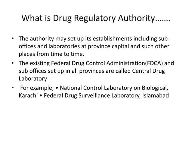 Drug Regulatory Authority of Pakistan (DRAP) [Autosaved].pptx ...