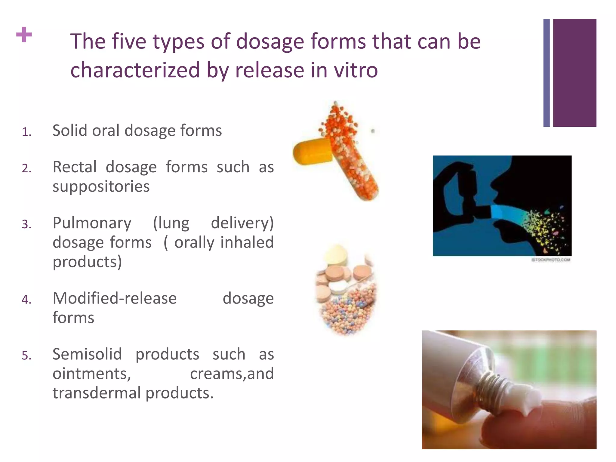 Drug release and dissolution | PPTX