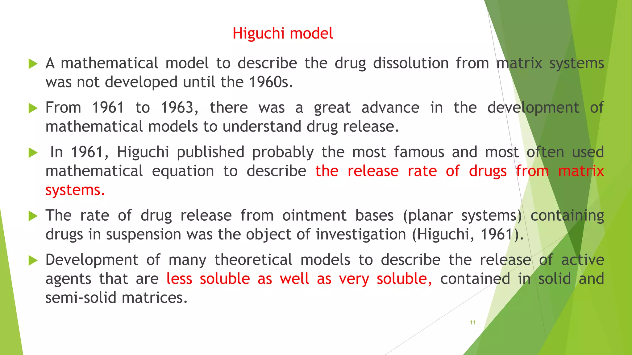 DRUG RELEASE KINETICS AND MATHEMATICAL MODELLING.pptx