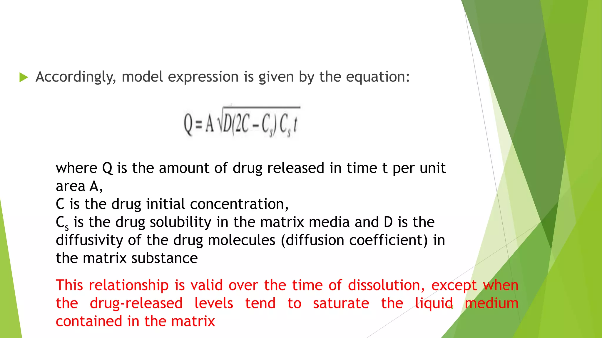 DRUG RELEASE KINETICS AND MATHEMATICAL MODELLING.pptx