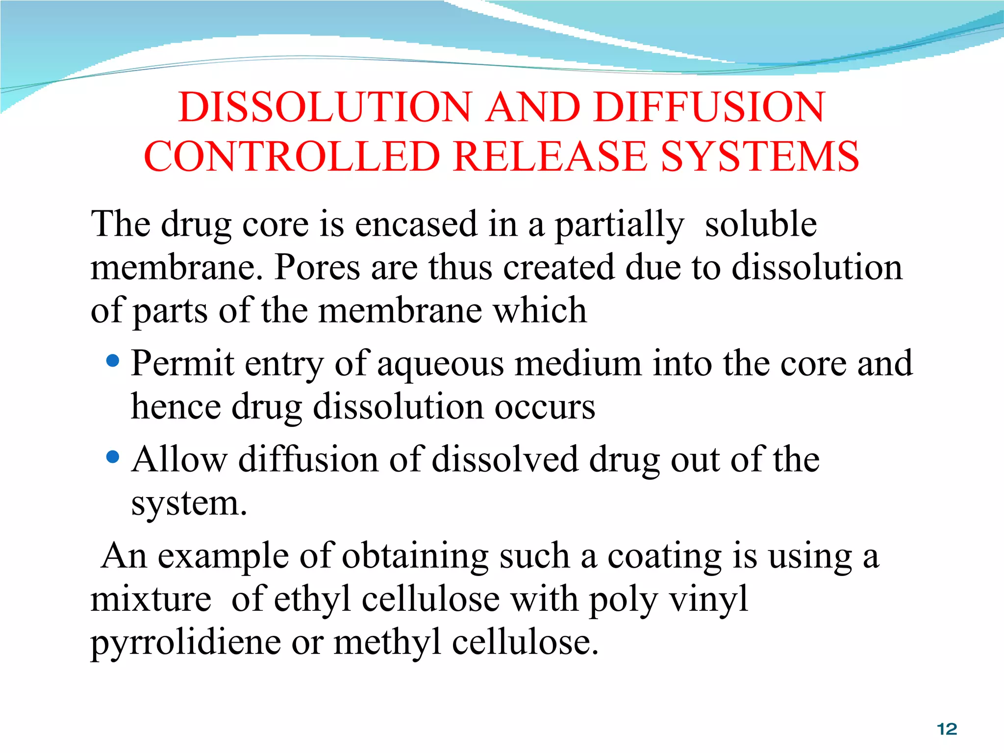 Drug Release Mechanism And Kinetics | PPT