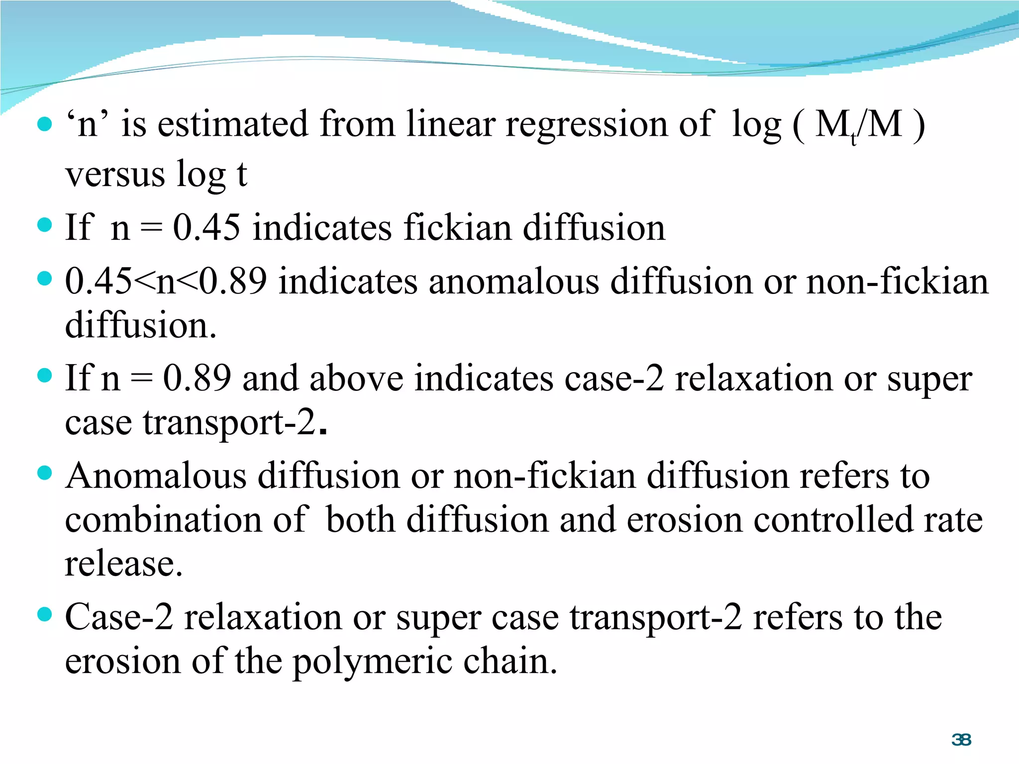 Drug Release Mechanism And Kinetics | PPT