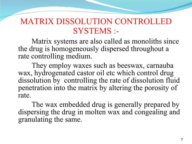 Drug Release Mechanism And Kinetics | PPT