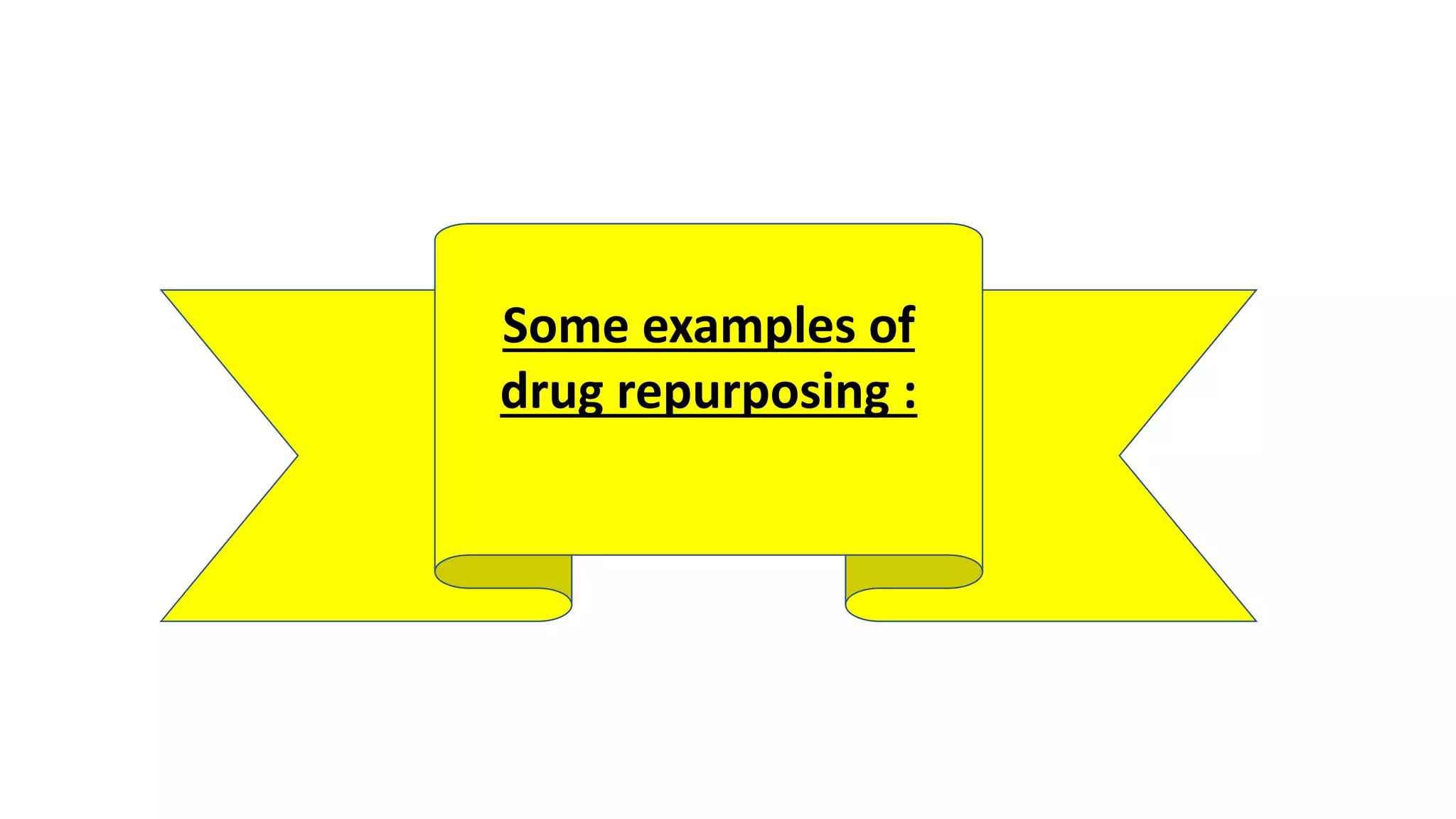 Drug repurposing | PPTX