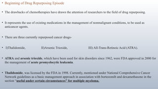 DRUG REPURPOSING A COMPELLING CANCER STRATEGY [Auto-saved].pptx